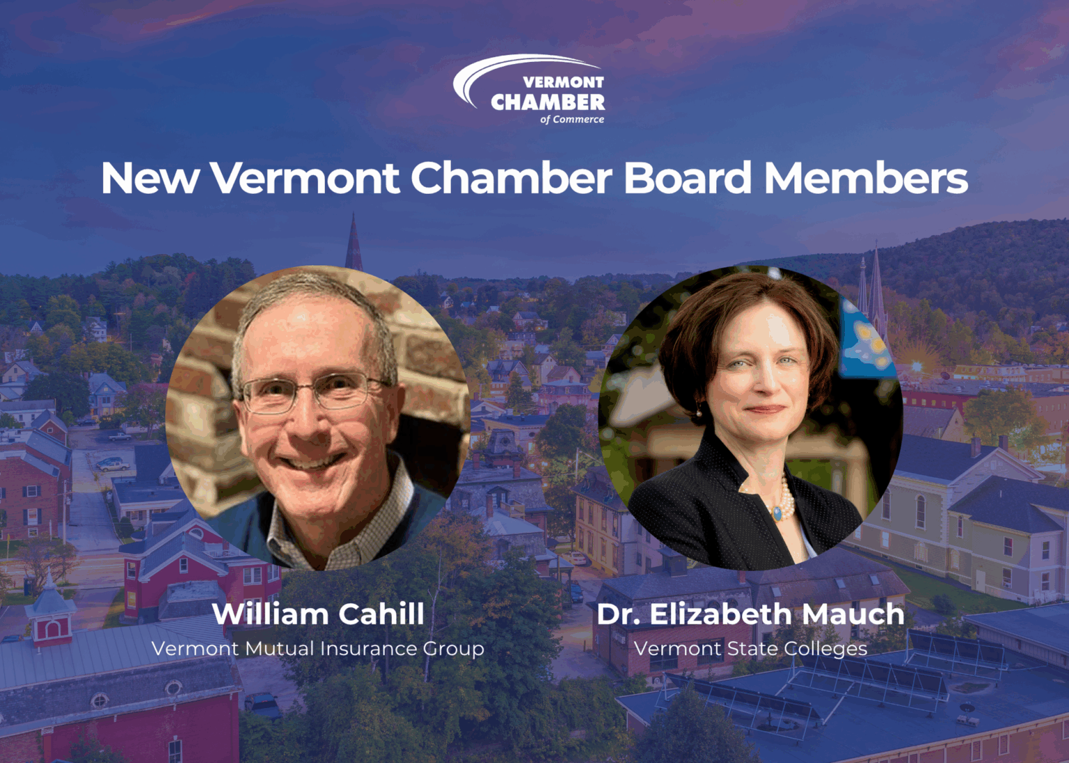 Vermont Chamber Announces New Board Members & Leadership